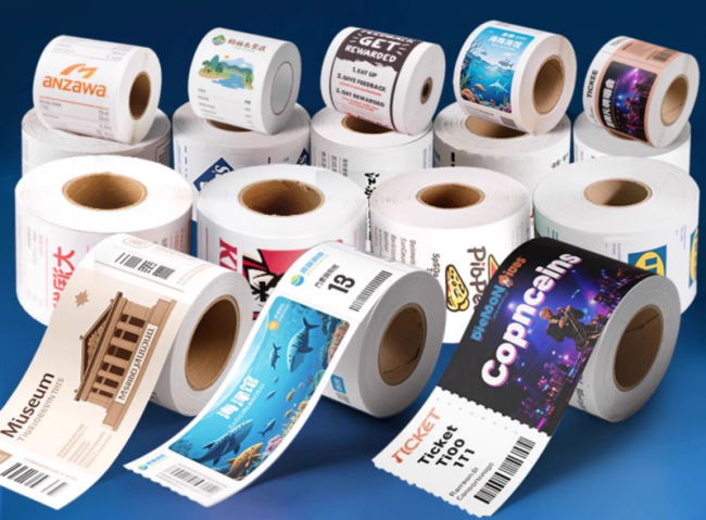 55gsm 60gsm Printable Jumbo Roll Thermal Paper Width 800mm 900mm