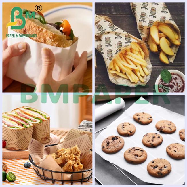 40gsm Heat Resistant Greaseproof Paper For Bakery Bag 70 x 100cm