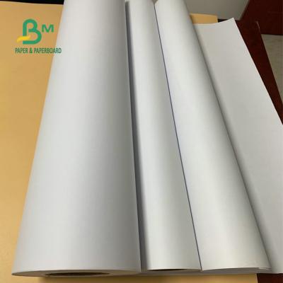 중국 24 36개 폭 92 밝기 20lb CAD 플로터 용지 도금되지 않은 결합 롤 판매용