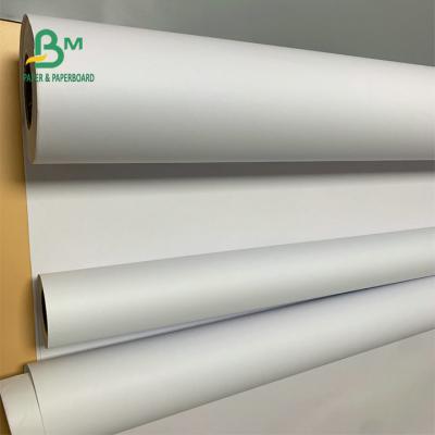 중국 24 36개 폭 92 밝기 20lb CAD 플로터 용지 도금되지 않은 결합 롤 판매용