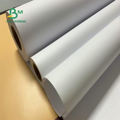 중국 24 36개 폭 92 밝기 20lb CAD 플로터 용지 도금되지 않은 결합 롤 판매용