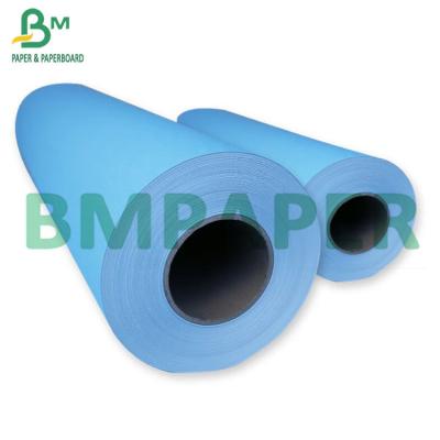 China 0.91×50m 80gsm Blue Digital CAD Plotter Paper End Application Building Lay Out en venta