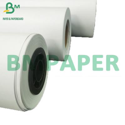 China 20lb Uncoated White CAD Plotter Paper Engineering Roll Bond Paper For Printing en venta