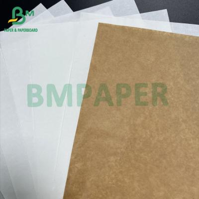 중국 40gsm + 10gsm PE 흰색 불백한 갈색 설탕 포장용 종이 고사용 종이 롤 판매용