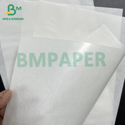 중국 45gsm + 10gsm 한쪽 빛나는 PE 코팅 된 흰색 햄버거 포장 종이 판매용