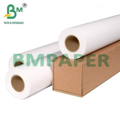中国 24" 36" X 500ft 80g プランター紙ロール 2" インクジェットプリンター用のコア 販売のため