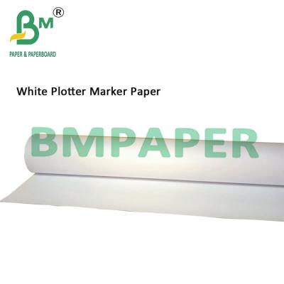 중국 45gsm Width 1.62m Plain White Plotter Marker Paper For Clothing Productions 판매용