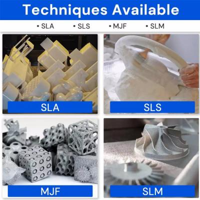 China Rapid Prototyping SLM Printing Custom 3D Impreso Metal Parts Model Service en venta