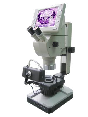 中国 ダイヤモンド、エメラルド、ルビーのための高精度のデジタル LCD Gemological 顕微鏡 販売のため