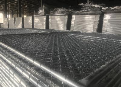 Κίνα Hot Dipped Galvanized Construction Fencing Panels 1830mm x 3650mm/6'x12' Outer tube 41.2mm HDG 100gram/sqm προς πώληση
