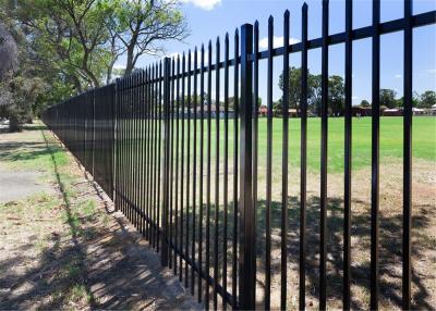 Κίνα 2.1m X2.4m Spear Top Security Steel Fence/ Steel Fencing προς πώληση