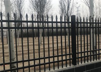 Κίνα Garrison Fencing panels 2100mm x 2400mm stain black pwoder rails 40mm x 40mm προς πώληση