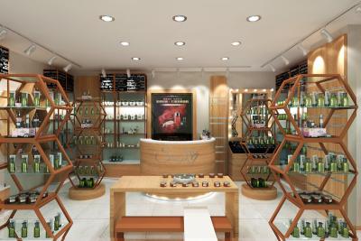 Perfume Retail Shop Interior Design Store Fitting for Small Cosmetics Fashion