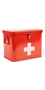 metal first aid kit