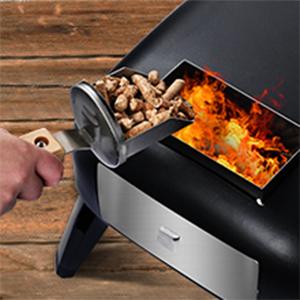 Add Wood pellets
