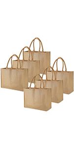 Burlap Tote Bag