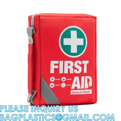 중국 Medical Supplies Compact First Aid Bag Portable Survival Emergency Kids School Family Home First Aid Kit 판매용