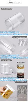 중국 Multi Sizing 180ml To 2500ml Plastic Pop Top Cans For Food With Easy Open Lids Pet Jar, Ring Pull Top Can 판매용