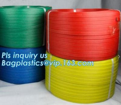 China Pet Strap Green Packing Belt PET Packing Band Roll Straps PET Strap, Heavy Duty Packaging Strapping Banding Roll for sale