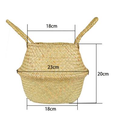 중국 Home Decoration Basket For Plants Cotton Rope Woven Rattan Flower Pots Planter Cotton Rope Woven Rattan Flower Pots 판매용