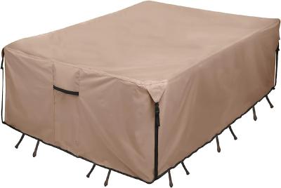 중국 Furniture Cover 600D Waterproof Large Heavy Duty Outdoor Furniture Set Covers with Anti-UV and Wind-Proof Suitable 판매용