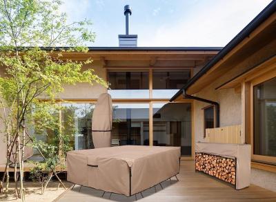 중국 Furniture Cover 600D Waterproof Large Heavy Duty Outdoor Furniture Set Covers with Anti-UV and Wind-Proof Suitable 판매용