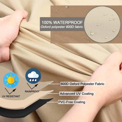 중국 Furniture Cover 600D Waterproof Large Heavy Duty Outdoor Furniture Set Covers with Anti-UV and Wind-Proof Suitable 판매용
