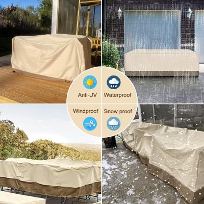 중국 Furniture Cover 600D Waterproof Large Heavy Duty Outdoor Furniture Set Covers with Anti-UV and Wind-Proof Suitable 판매용