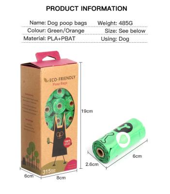 중국 100% Compostable Cornstarchbags, Biodegradable Large Scented Dog Waste Bags Best Pet Care Poop Bags Eco 판매용