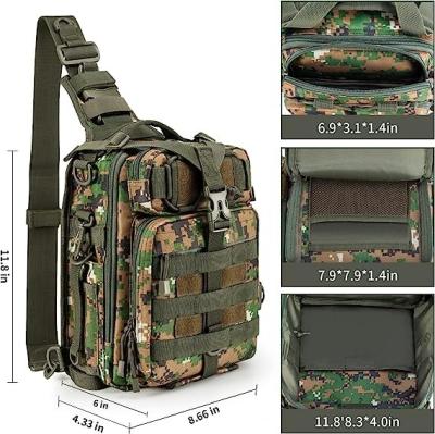 중국 Fishing Backpack With Rod Holder Fishing Tackle Bag Fishing Gear Bag, Outdoor Camouflage Tactical Bag Fishing Bag 판매용