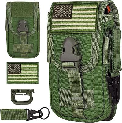 중국 Tactical Cell Phone Holster Pouch, Tactical Smartphone Pouches Cellphone Case Molle Gadget Bag Molle Attachment Belt 판매용