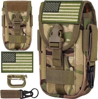 중국 Tactical Cell Phone Holster Pouch, Tactical Smartphone Pouches Cellphone Case Molle Gadget Bag Molle Attachment Belt 판매용