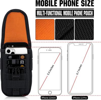 중국 Tactical Cell Phone Holster Pouch, Tactical Smartphone Pouches Cellphone Case Molle Gadget Bag Molle Attachment Belt 판매용