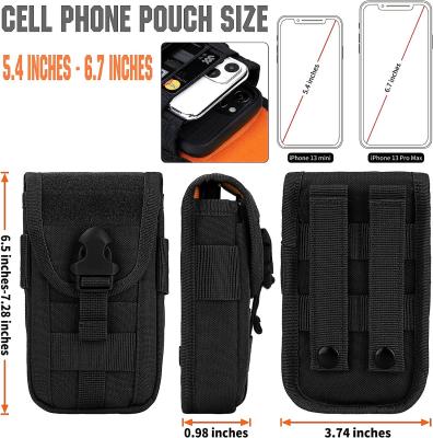 중국 Tactical Cell Phone Holster Pouch, Tactical Smartphone Pouches Cellphone Case Molle Gadget Bag Molle Attachment Belt 판매용