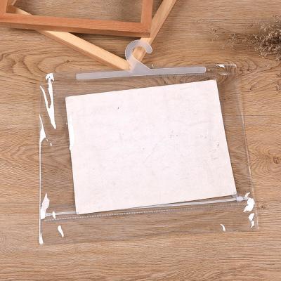 중국 Custom Logo Transparent Plastic Zip Lock Waterproof PVC Cosmetic Bag Storage Packaging Swimwear Clothing Zipper 판매용