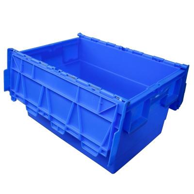 Cina Contenitore di distribuzione di grandi dimensioni con contenitori di plastica impilabili contenitori di plastica di grandi dimensioni con coperchio fissato in vendita