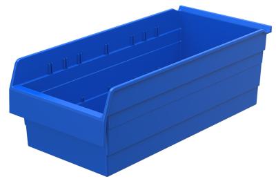 China Logistic Shelf Stacking Bin Solid Box Design Warehouse Small Parts Storage Plastic Box For Small Part Organization for sale