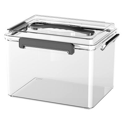 China Household Multifunction Large Stackable Clothes Clear Transparent PP Container Box Plastic Storage Boxes Bins With Lid Wheels for sale