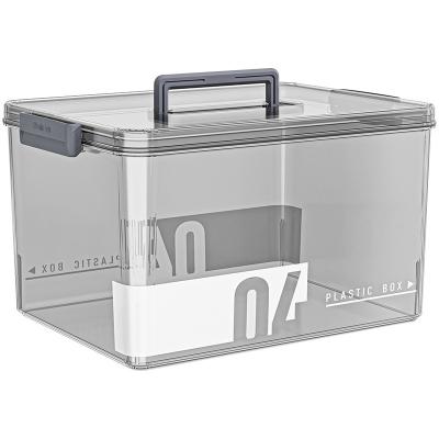 China Pack Latching Lid Large Clear Plastic Storage Bins With Lids, Quart,  Latch - Stackable Container Boxes For Home, Bathroom, And Office Organization for sale