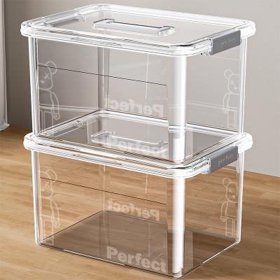 China Pack Latching Lid Large Clear Plastic Storage Bins With Lids, Quart,  Latch - Stackable Container Boxes For Home, Bathroom, And Office Organization for sale