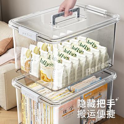 China Pack Latching Lid Large Clear Plastic Storage Bins With Lids, Quart,  Latch - Stackable Container Boxes For Home, Bathroom, And Office Organization for sale
