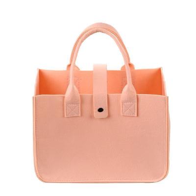 China Logo DIY Personalized Grocery Bag Wholesale Shopping Bags Customization Cheap Handbags Casual Felt Women Shopping Handbags For Daily Use for sale