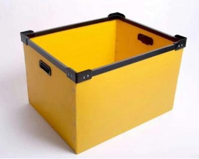 China Wholesale Polypropylene Manufacturer Pp Sheets Hollow Plastic Storage Boxes With A Border Corrugated Frame Box Polypropylene Cardboard Sheet Container Coroplast Storage Box for sale