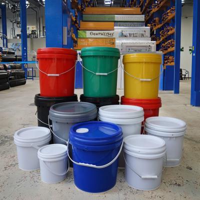 China Gallon Bucket With Lid And Handle, Large Plastic Storage Paint Pail Brine, Fermenting For Beer, Wine Or Any Other Fermented Beverage Liter Round Plastic Bucket Thickened and Covered for Paint Engine for sale
