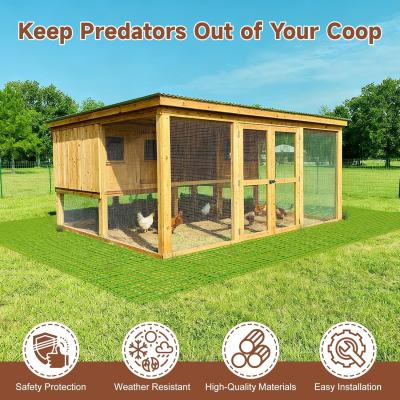 China Chicken Coop Predator Proof Apron,Chicken Wire Bottom Predators Resistant,Fence Netting Barrier For Chicken Coop for sale