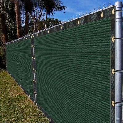 China Colorful plastic net, Colorful Privacy Fence Screen 6'X50' Heavy Duty Windscreen Fencing Mesh Fabric Shade Cover For Outdoor Wall Garden Yard Pool Deck, Green for sale