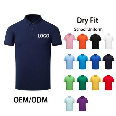 China Wholesale Ice Silk Polo Shirts Custom Logo Polyester Solid Color T-Shirts Plain Golf Men'S Polo Embroidered Polo Shirt Solid Color T-shirts Uniform Golf Polo Embroidered Polo Shirt for Men for sale