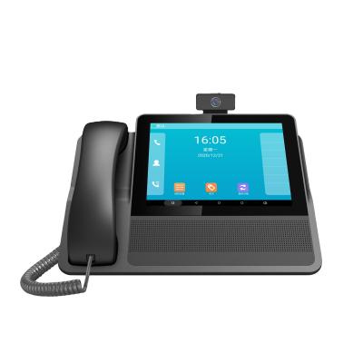 China 8 Inch LCD HD Audio Wireless Conference Phone 6 SIP Users for PSTN Wifi VoIP IP Call Center Systems Supports POE for sale