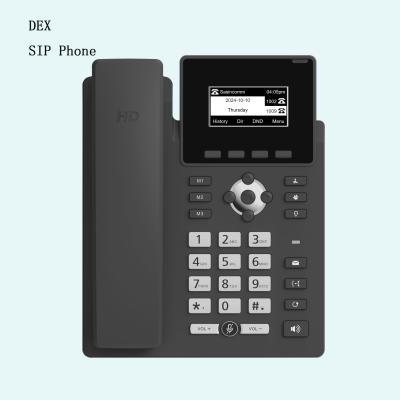 China POE Family Intercom Audio IP Desktop Phone with 3-Way Conferencing for Emergency Call Centers IP Telephones for sale