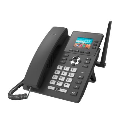 China ODM OEM for Hotel Office 3 SIP Lines Hands-free LAN Auto Answer 2.4" Color Display Wifi 4G SIM Card VoIP IP Phone for sale